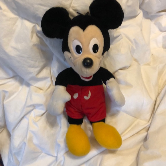 Disney | Toys | Vintage Playskool Walt Disney Co Red Pants Mickey ...
